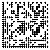 DPM datamatrix ( aka Dot Matrix QR)